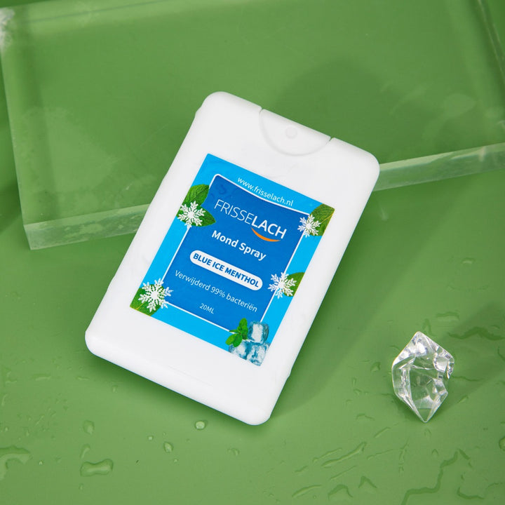 Mond Spray Blue Ice Menthol – Smaak Bolletjes